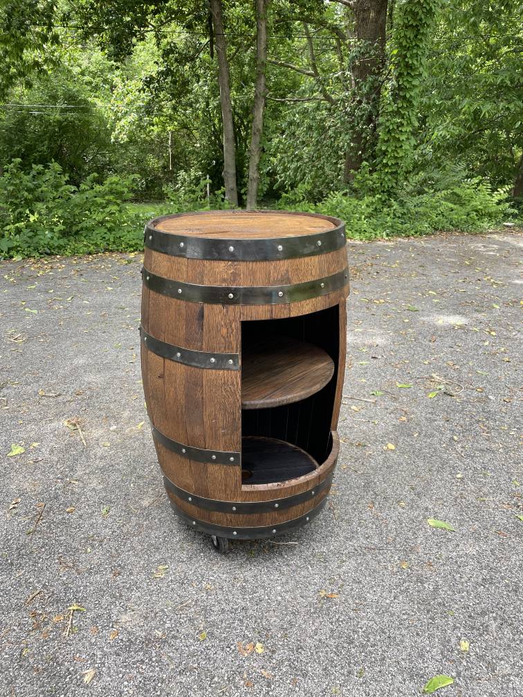 Whiskey Barrel Bar - Whiskey Barrel Decor