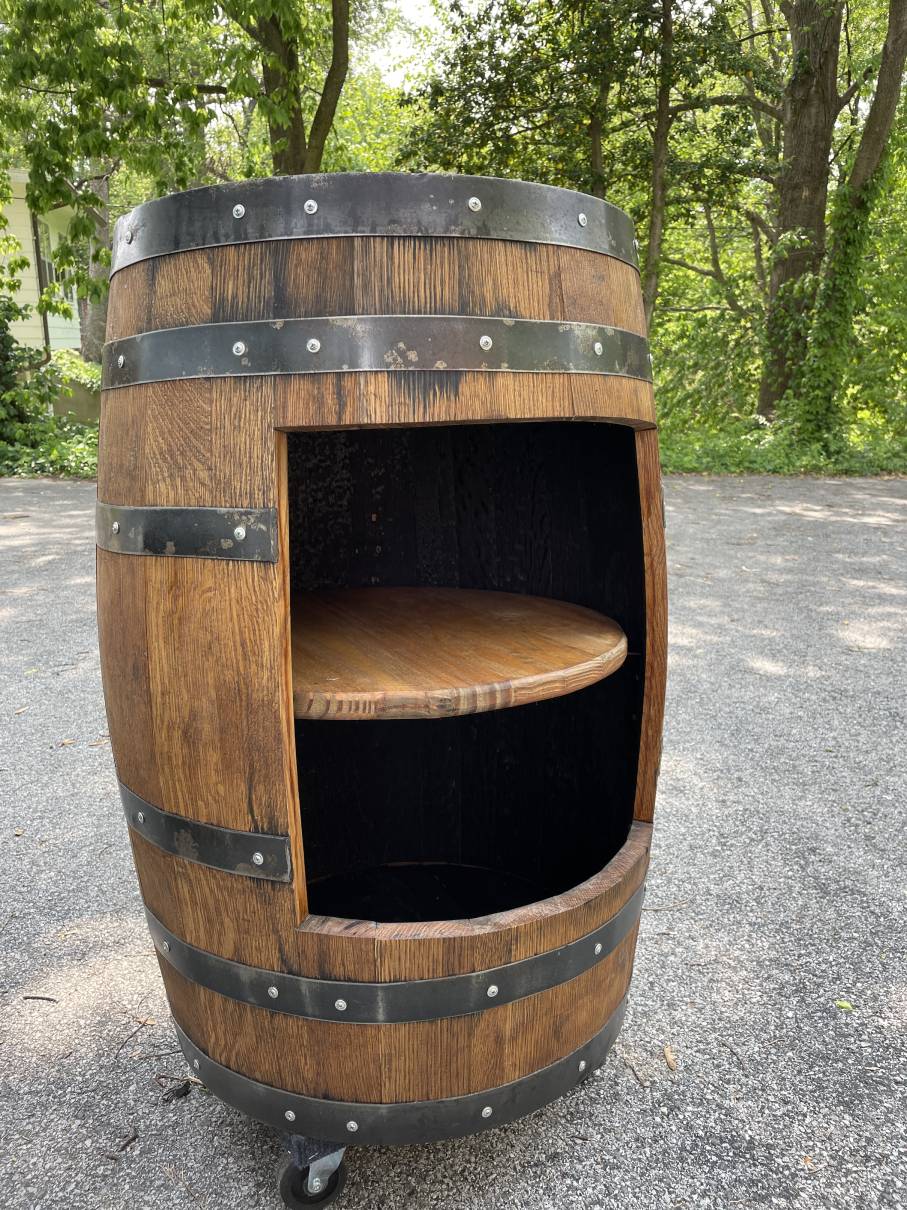 Whiskey Barrel Bar - Whiskey Barrel Decor